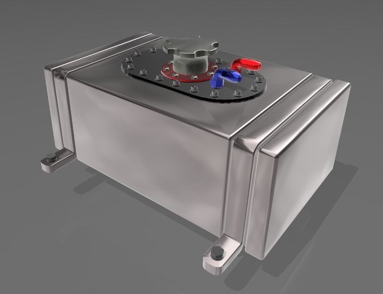 Racing fuel tank for scale autos and dioramas 1 24 3D model 3D ...