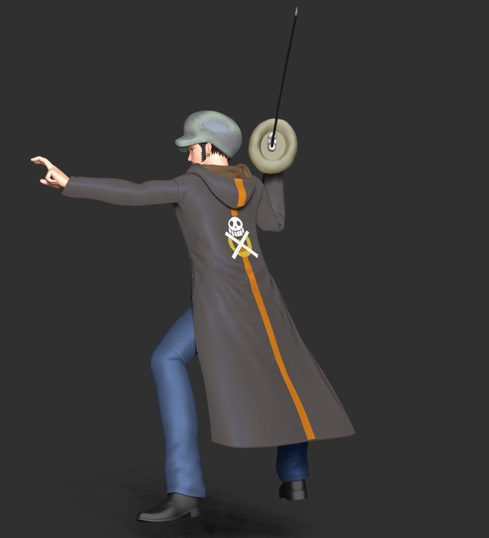 One Piece - Trafalgar Law 3D model 3D printable | CGTrader