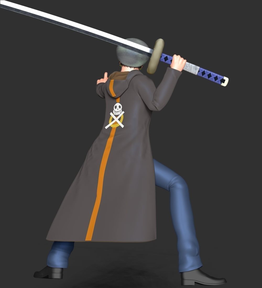 One Piece - Trafalgar Law 3D model 3D printable | CGTrader