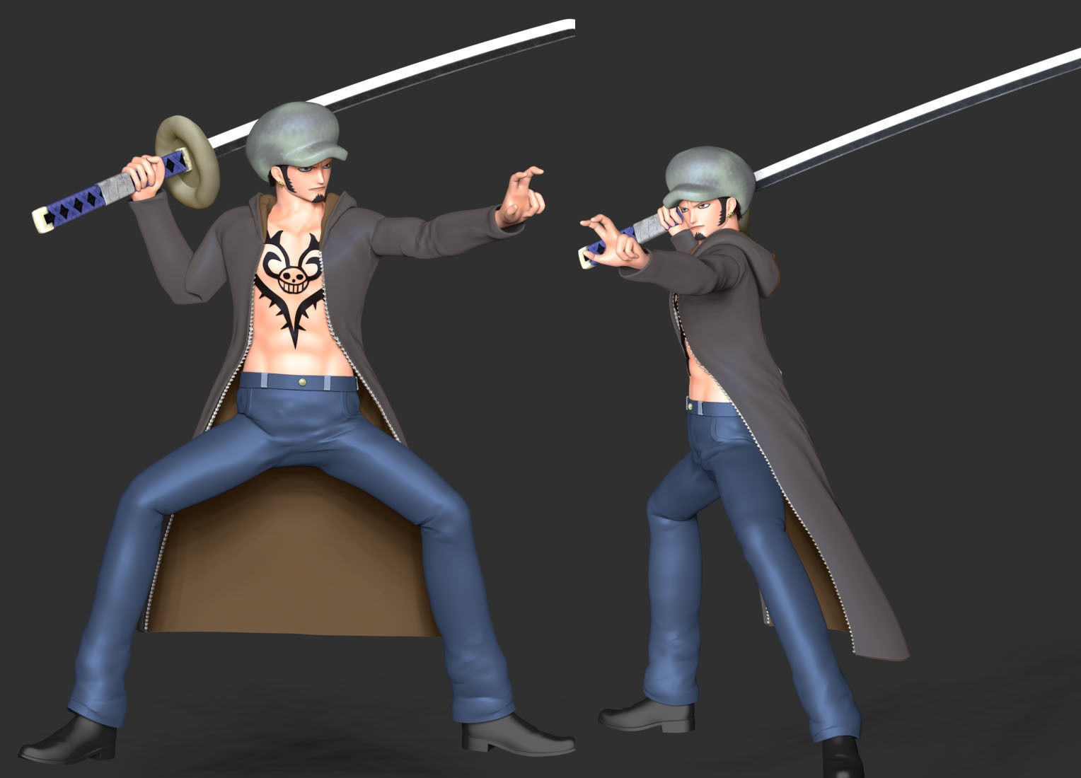 One Piece - Trafalgar Law 3D model 3D printable | CGTrader