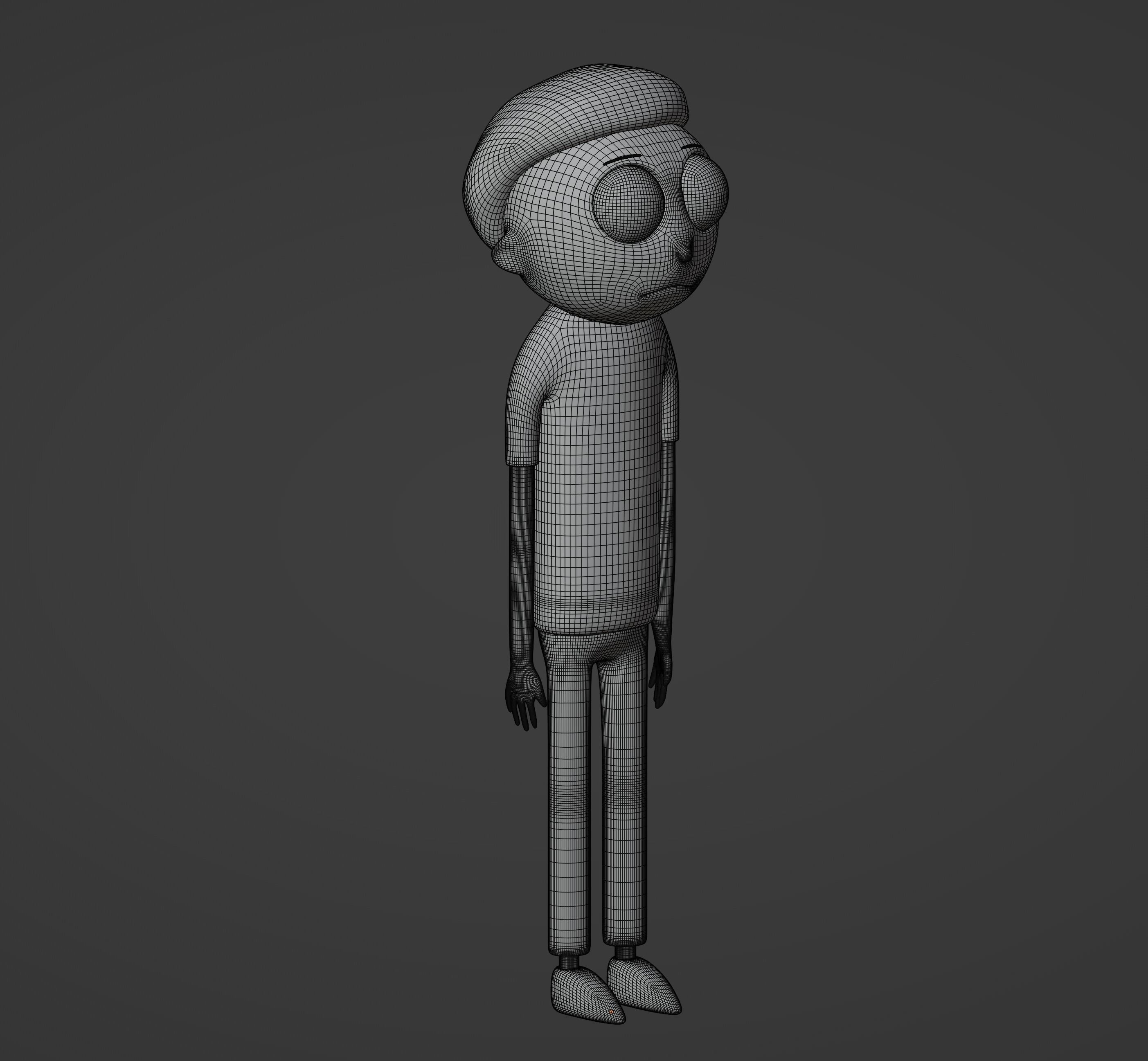 Morty Smith 3D model rigged | CGTrader