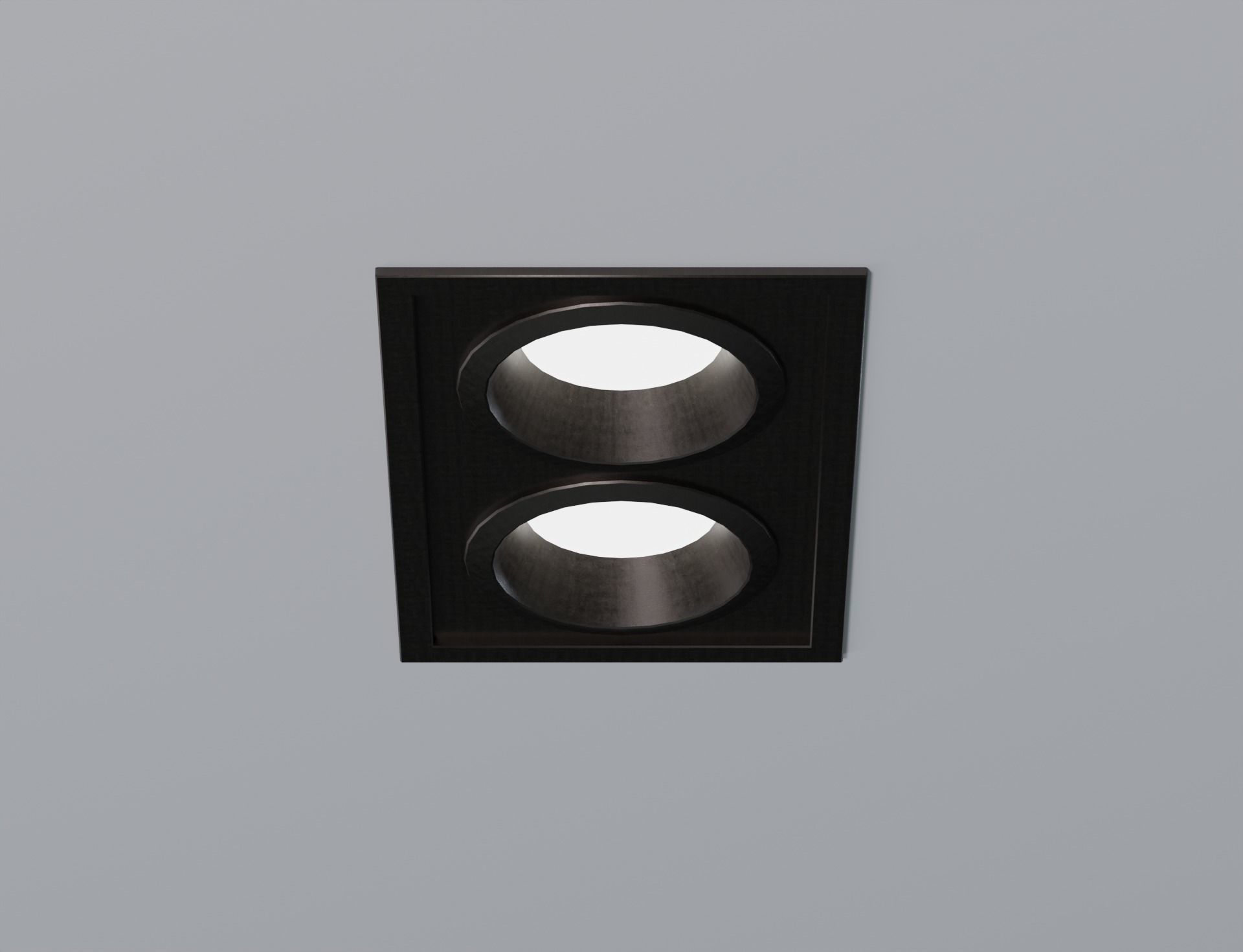 3D model Low Poly Box Down Light VR / AR / low-poly | CGTrader