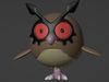 Hoothoot 3D model 3D printable | CGTrader