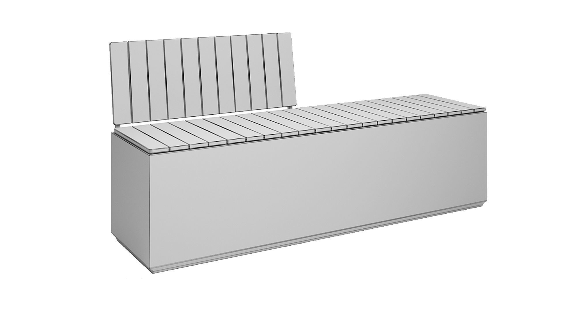 Concrete bench - BOX WB 3D model | CGTrader
