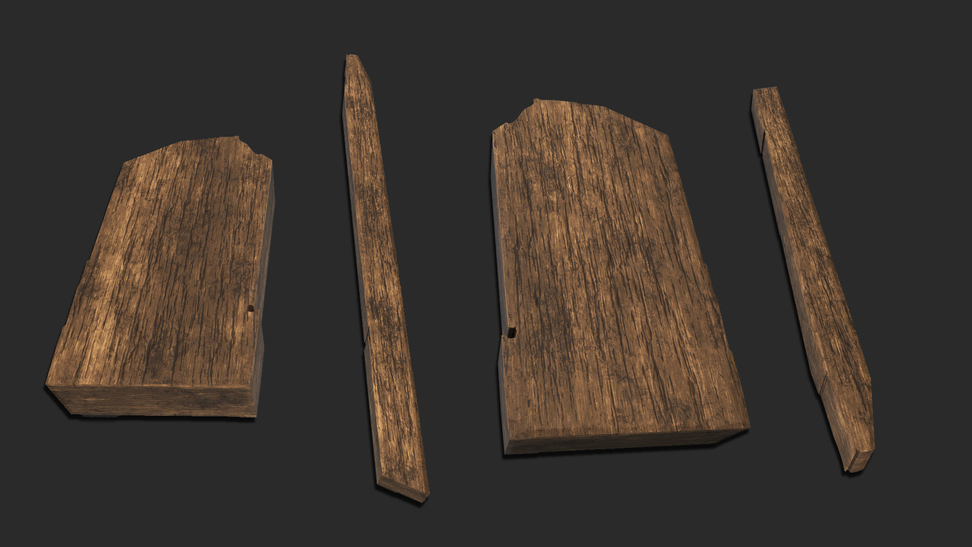 3D model Wooden Plank Pack 21in1 VR / AR / low-poly | CGTrader