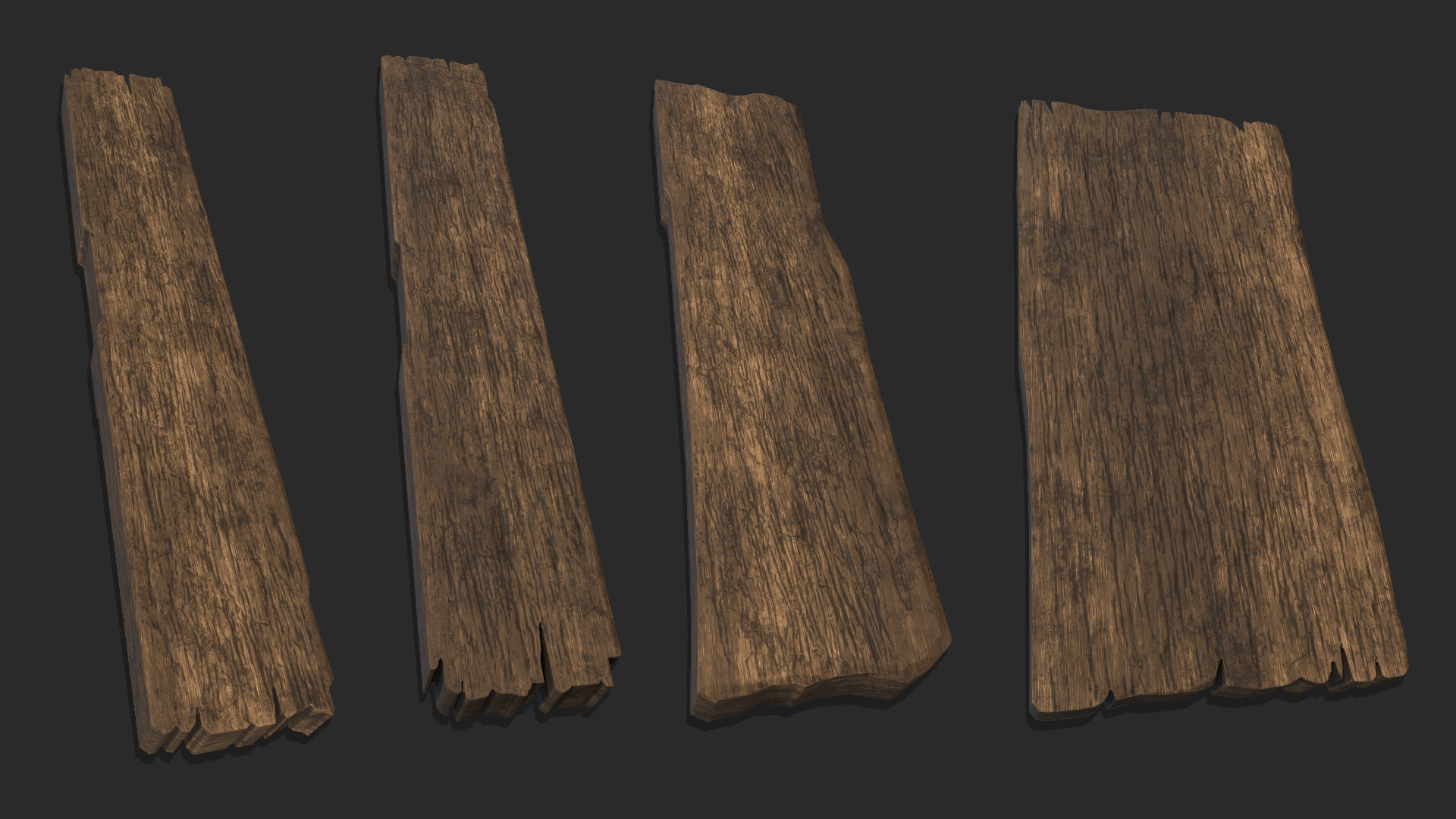 3D model Wooden Plank Pack 21in1 VR / AR / low-poly | CGTrader