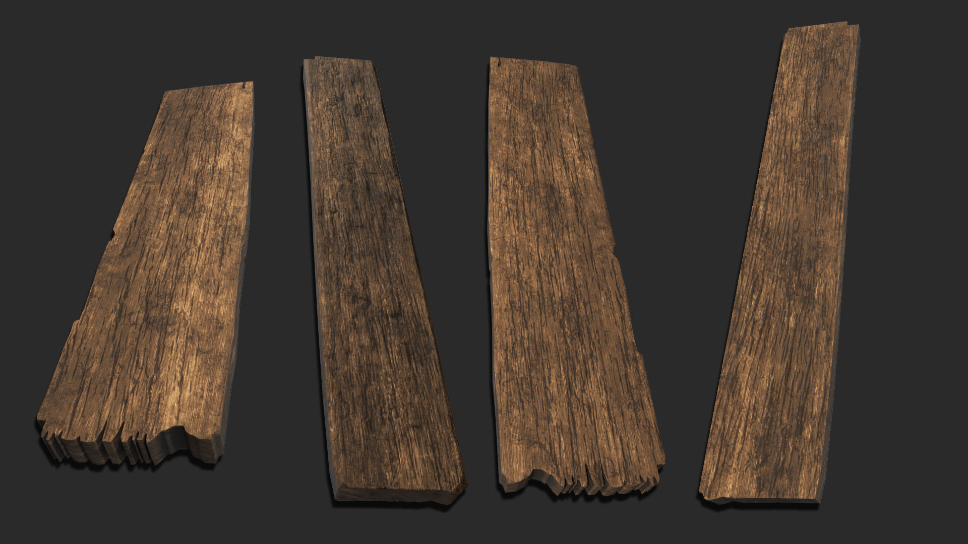 3D model Wooden Plank Pack 21in1 VR / AR / low-poly | CGTrader