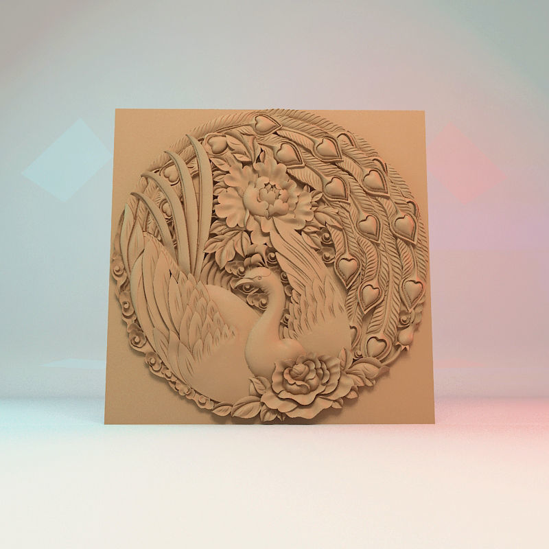 Fire phoenix painting 3D STL Model for Cnc users 3D model 3D printable ...