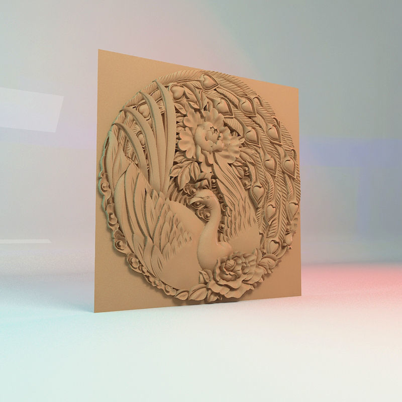 Fire phoenix painting 3D STL Model for Cnc users 3D model 3D printable ...