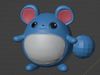 Marill 3D model 3D printable | CGTrader