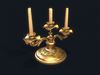 3D model Medieval Candlestick 6 VR / AR / low-poly | CGTrader