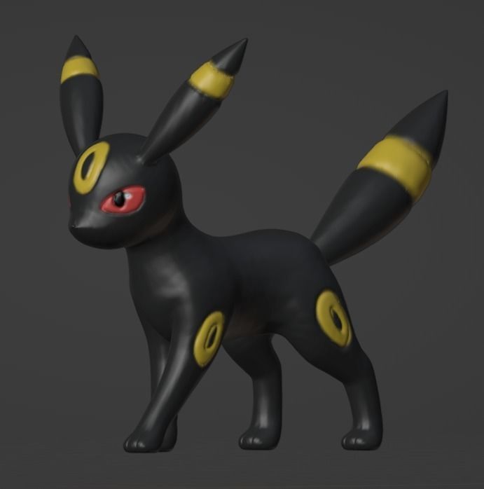 Umbreon 3D model 3D printable | CGTrader