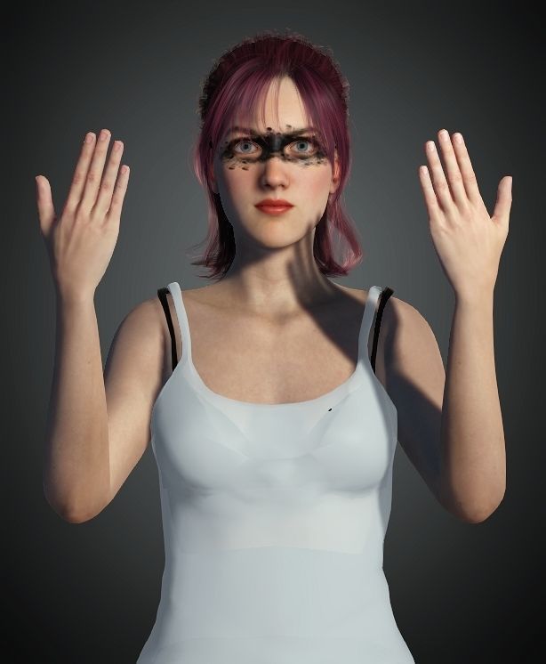3D model Realistic Female model woman VR / AR / low-poly | CGTrader