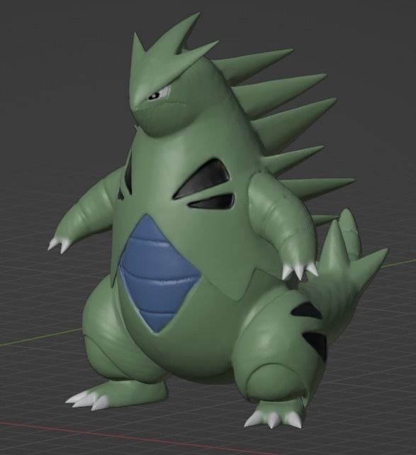 Tyranitar 3D model 3D printable | CGTrader
