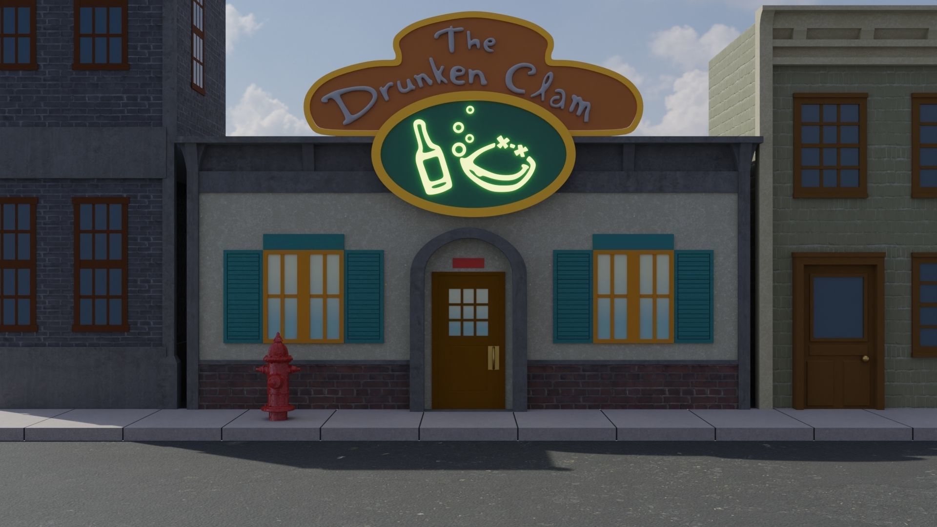 Drunken Clam 3D model | CGTrader