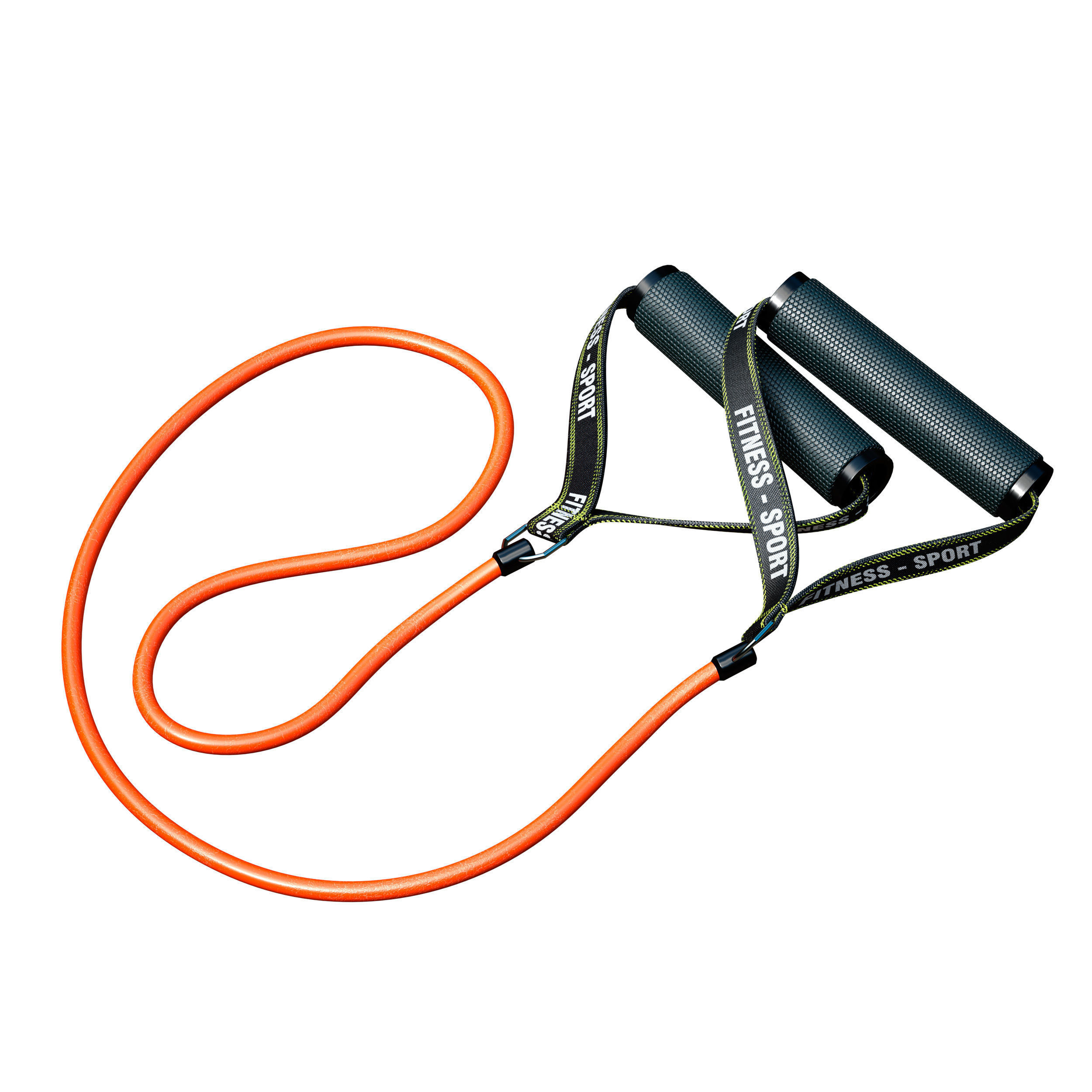 Expander orange and resistance rope 3D model | CGTrader