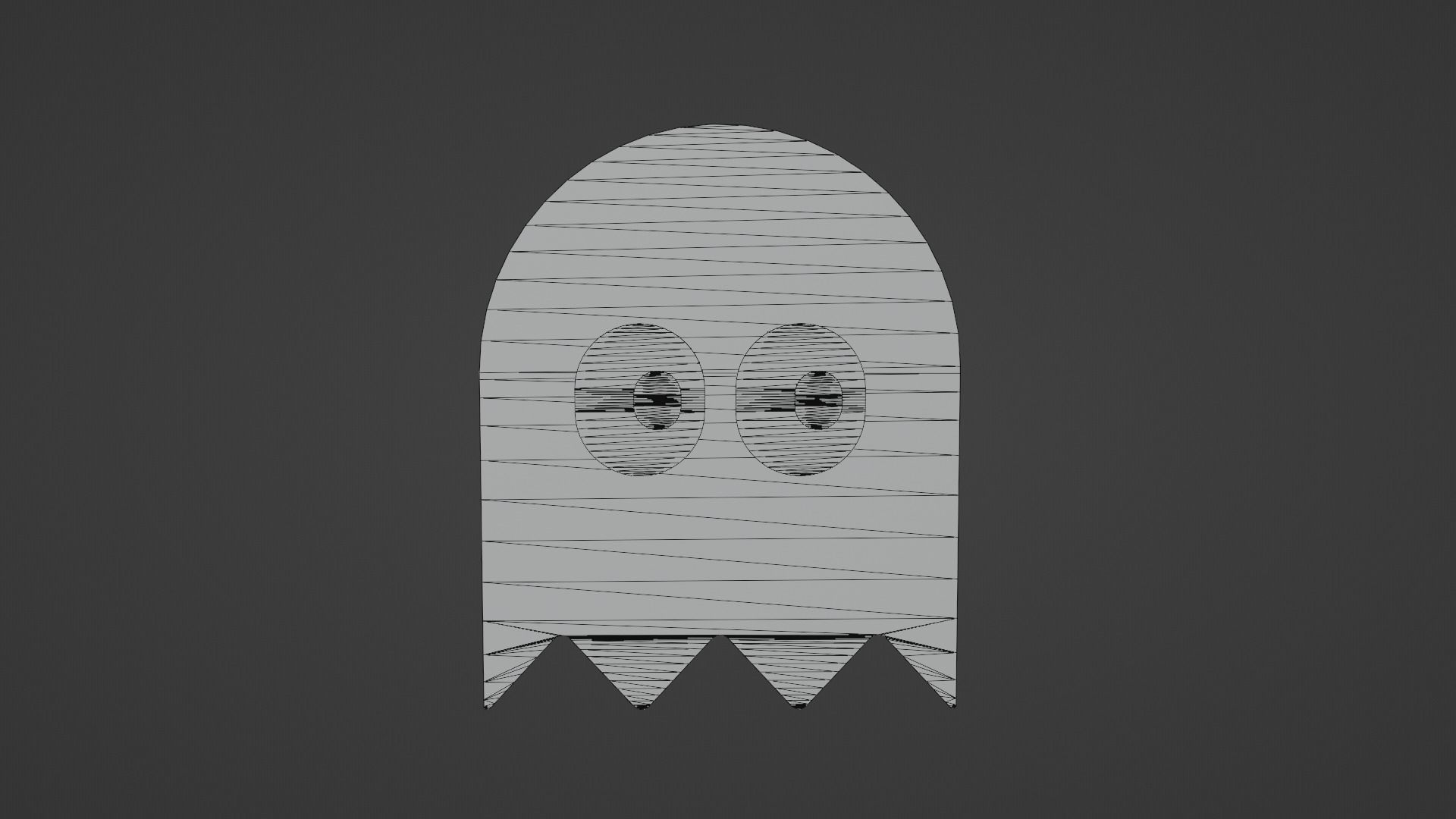 3D model Pacman Ghost Clyde VR / AR / low-poly | CGTrader