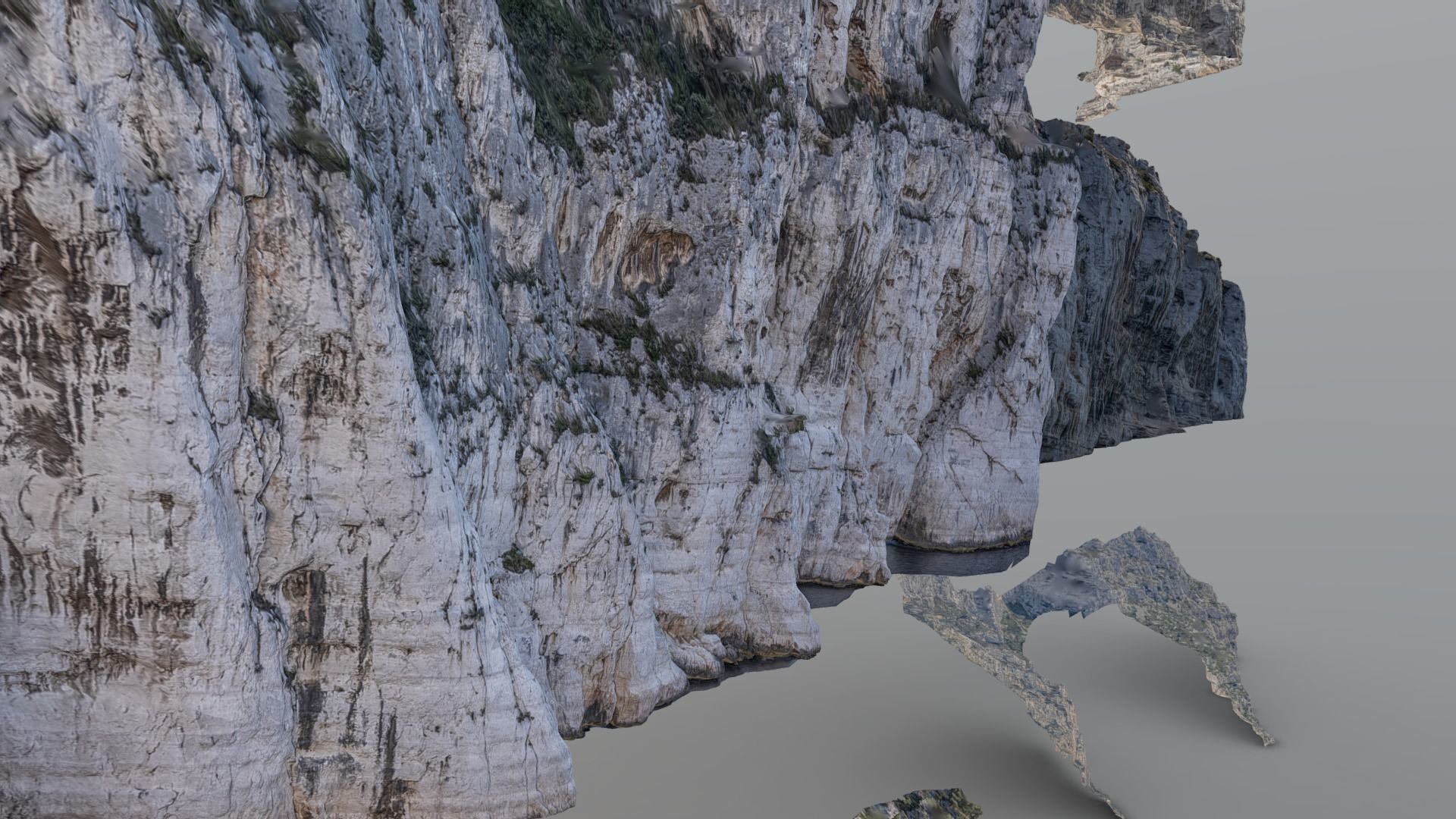 Collection of 5 cliffs - photogrammetry 3D model | CGTrader