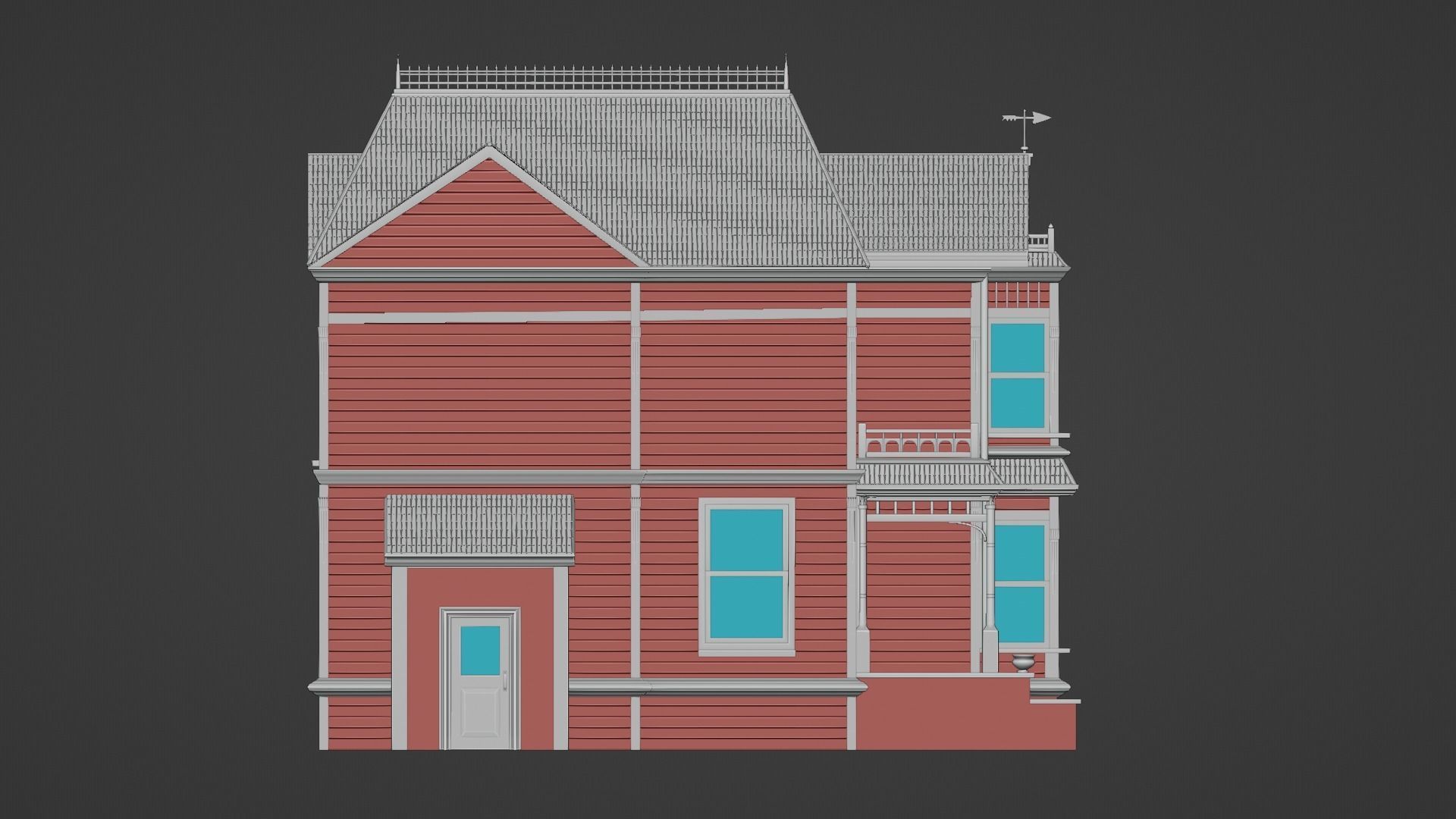 High poly house free 3D model | CGTrader
