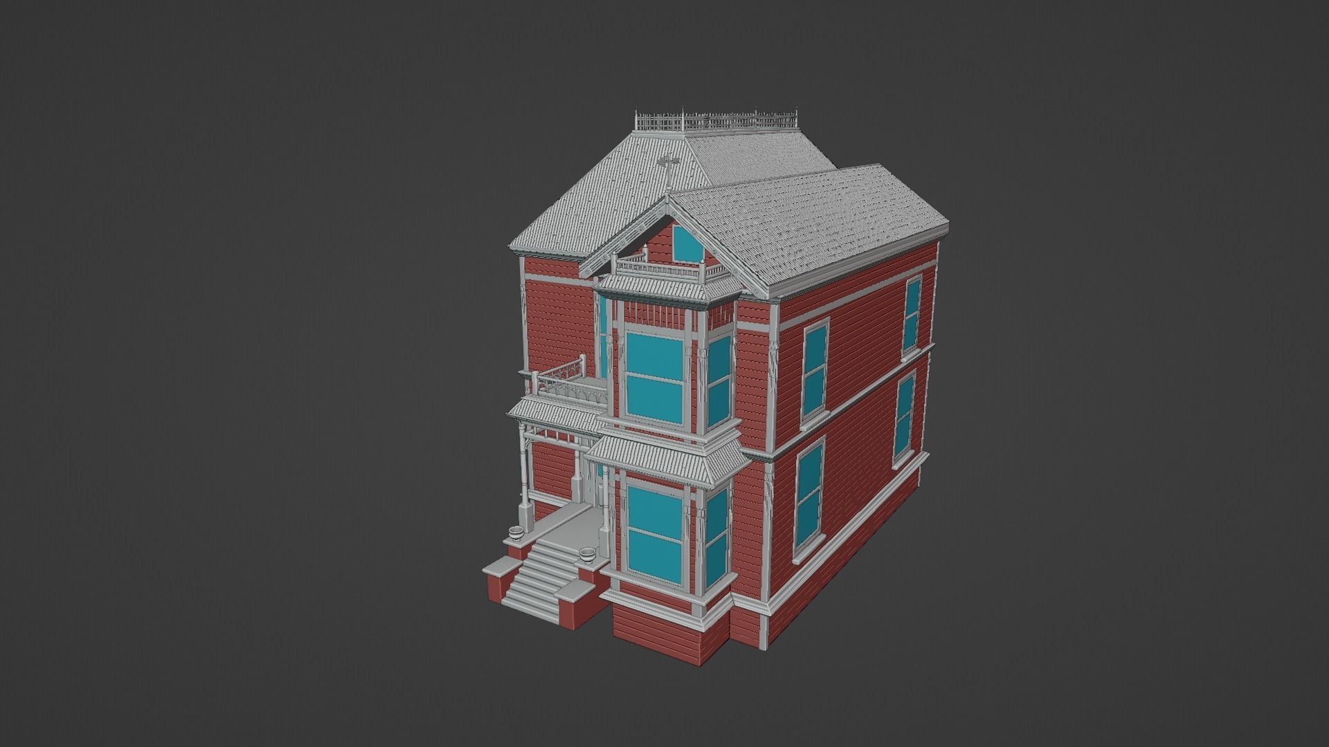 High poly house free 3D model | CGTrader