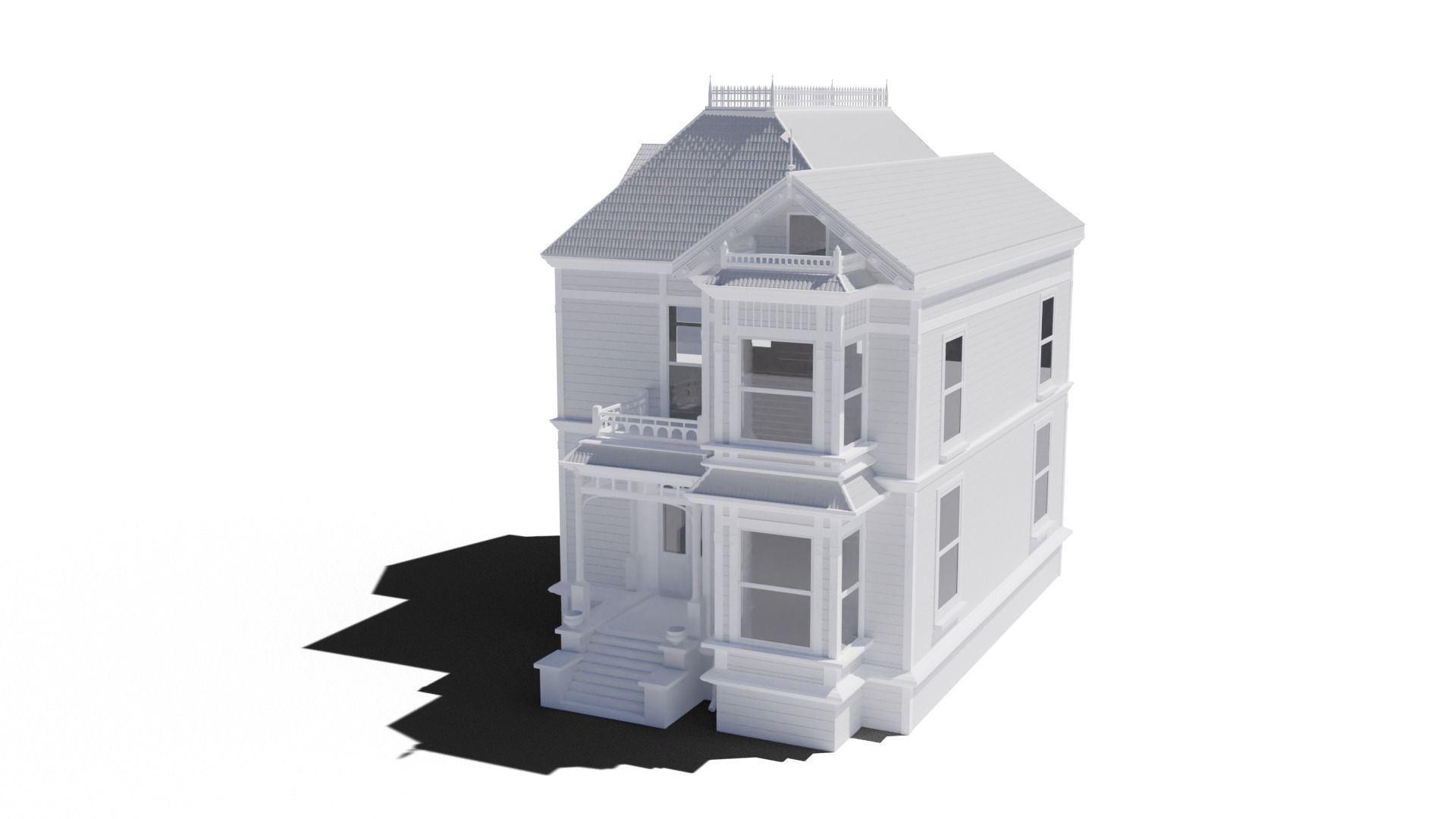 High poly house free 3D model | CGTrader