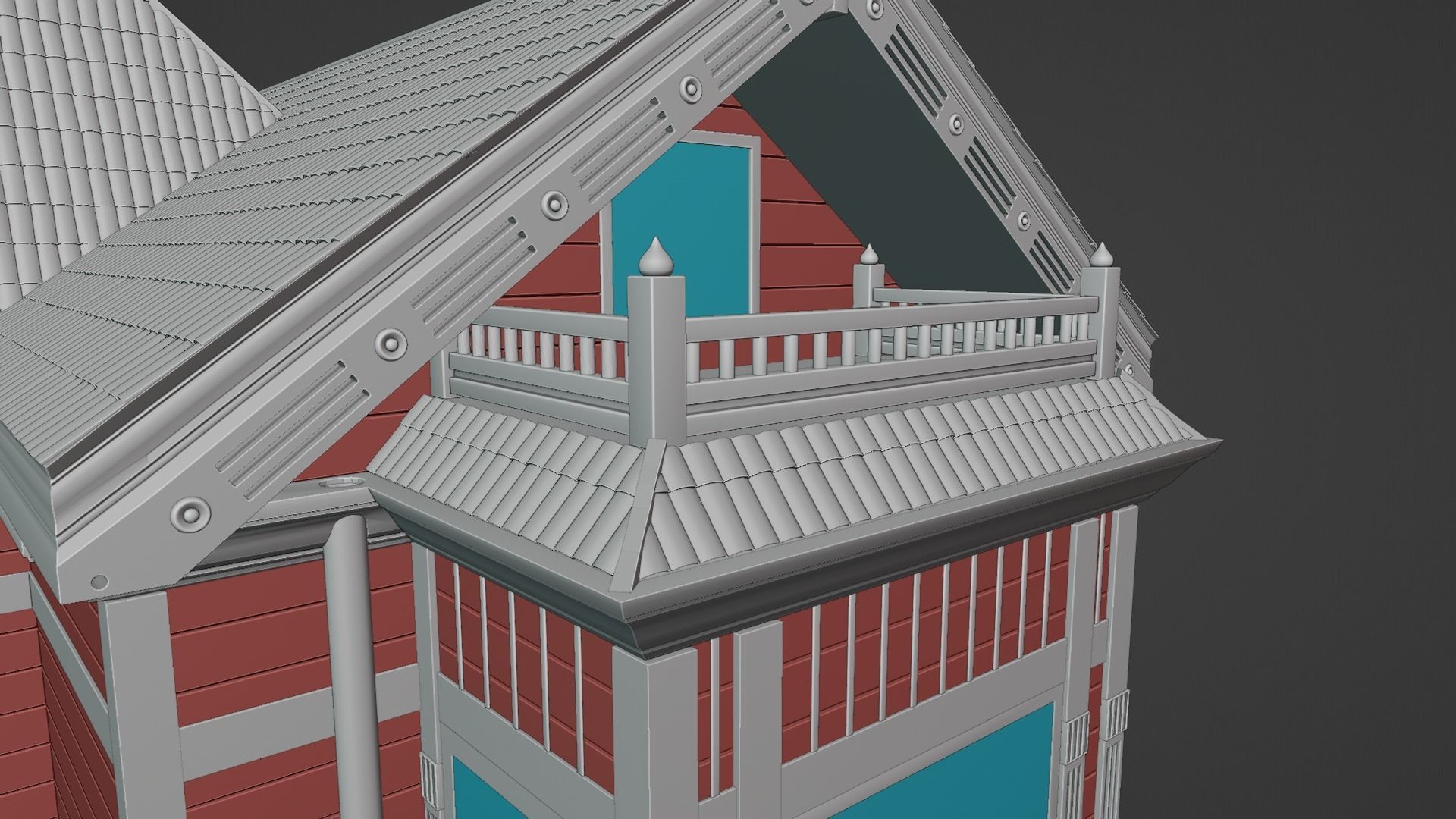 High poly house free 3D model | CGTrader