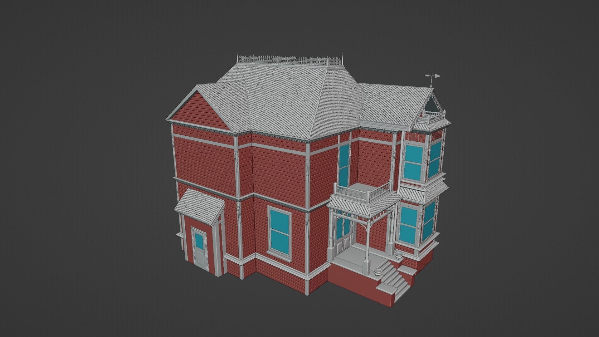 High poly house free 3D model | CGTrader