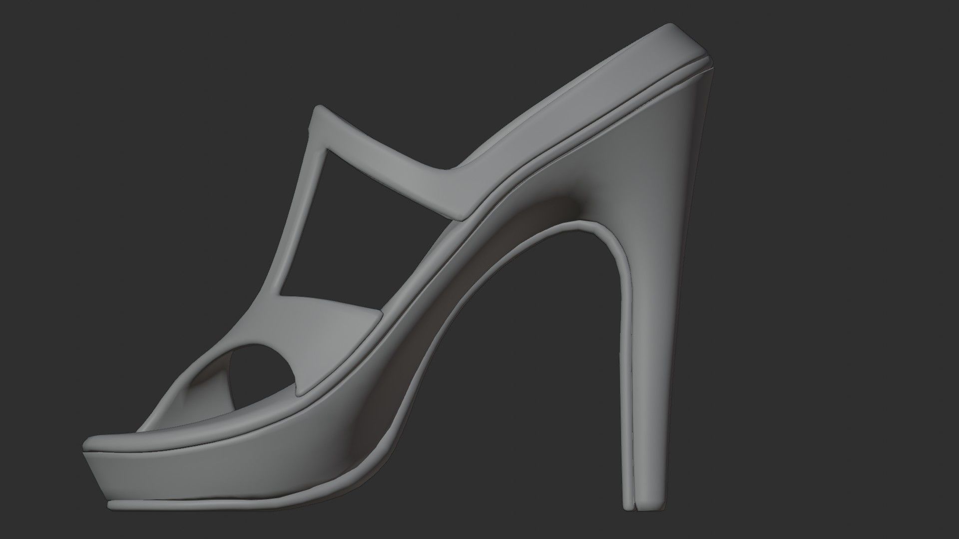 3D model High Heels Shoe VR / AR / low-poly | CGTrader