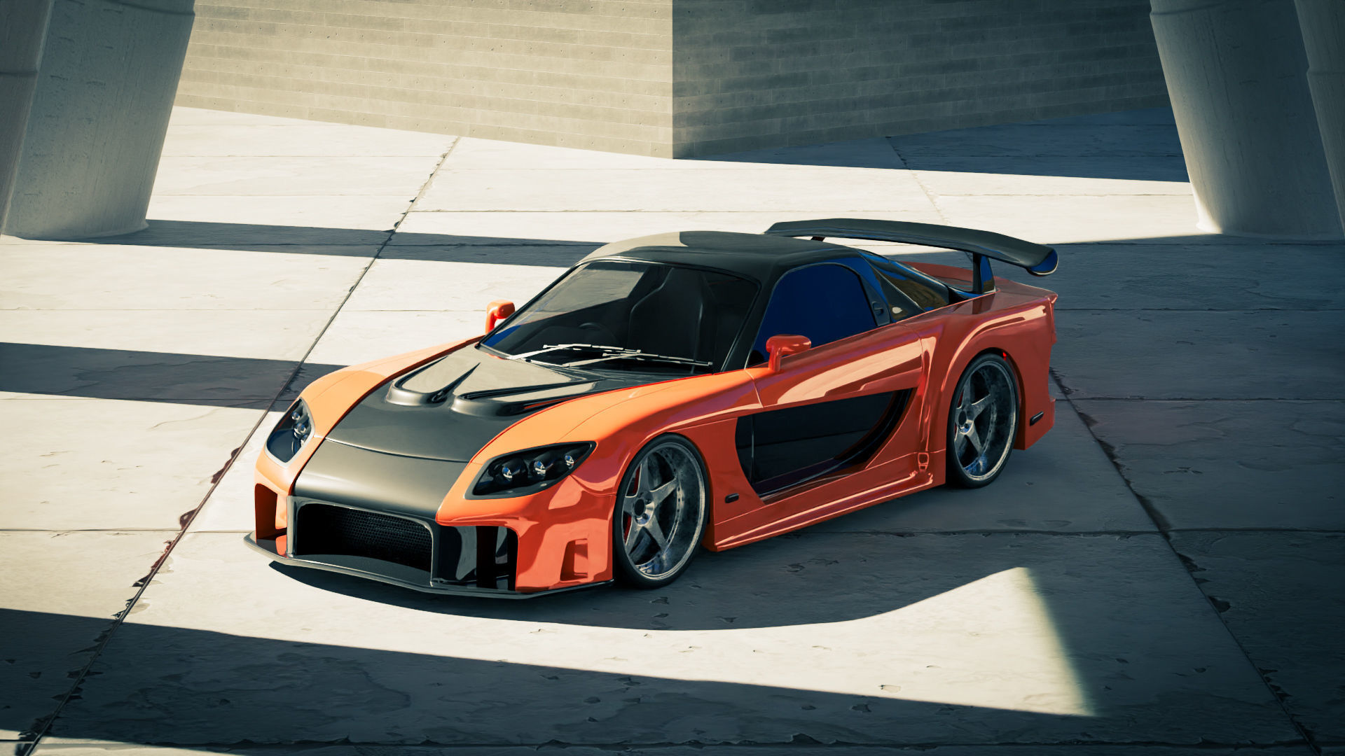 Mazda RX-7 Veilside Fortune 3D model | CGTrader