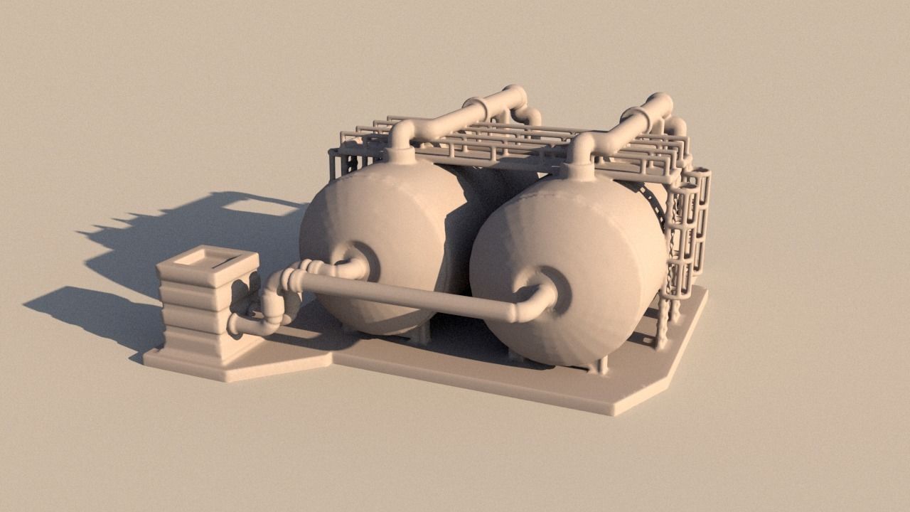 oilplatform for 3Dprint 3D model 3D printable | CGTrader