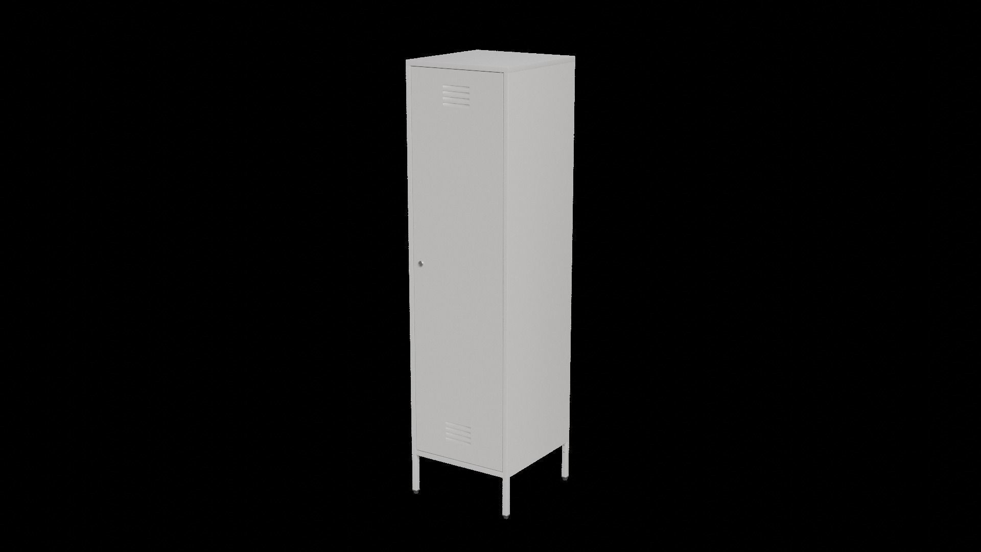 3D model Tall Cabinet Locker VR / AR / low-poly | CGTrader