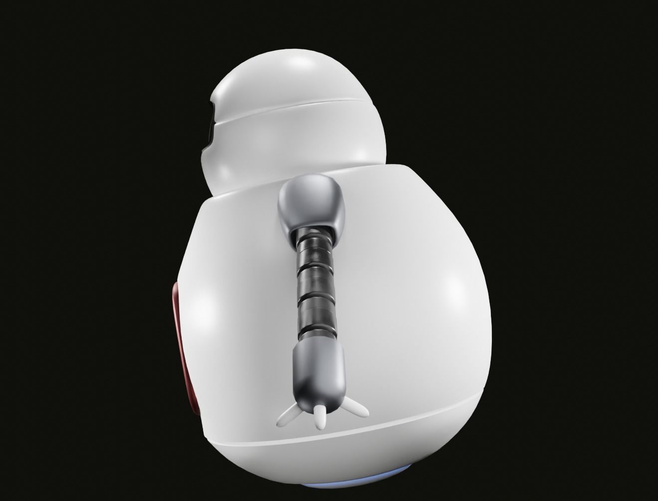 Floating Robot 3D model rigged | CGTrader