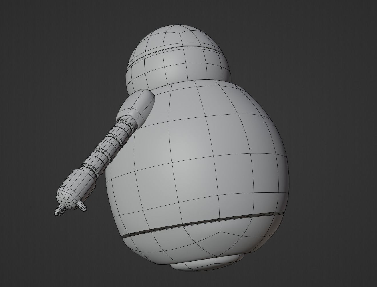 Floating Robot 3D model rigged | CGTrader