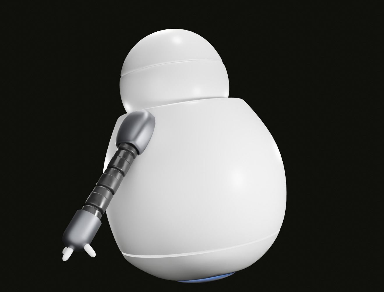 Floating Robot 3D model rigged | CGTrader