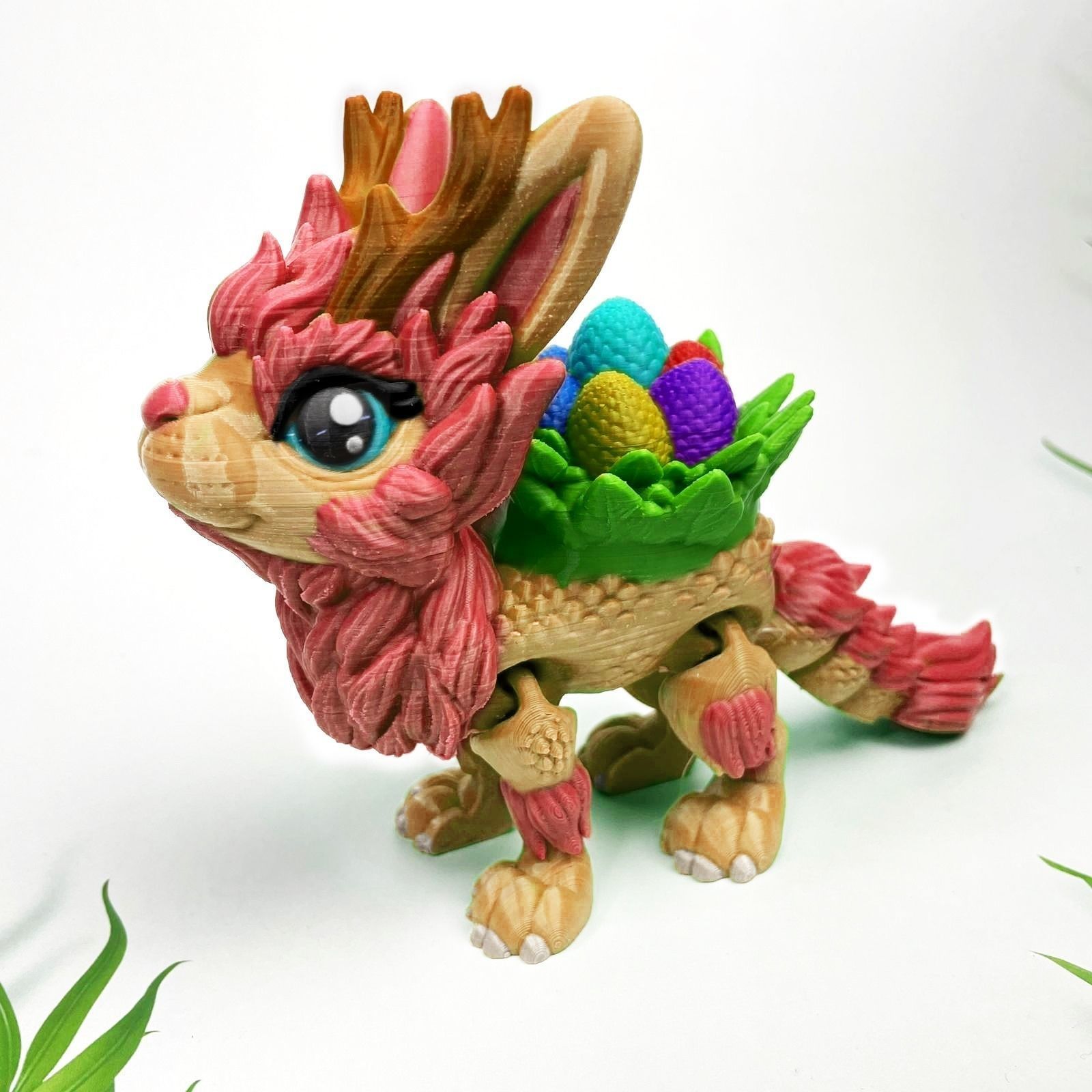 PRINT-IN-PLACE FLEXI EASTER DRAGON ARTICULATED 3D model 3D printable ...