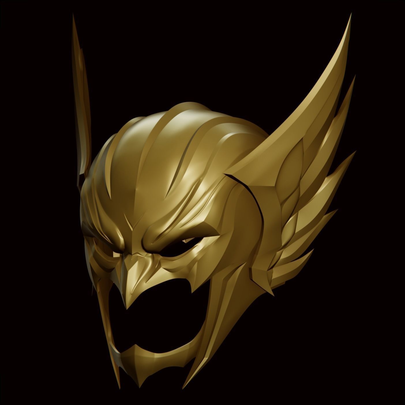 HAWKMAN MASK INSPIRED IN COMICS AND BLACK ADAM MOVIE v1 3D model 3D ...