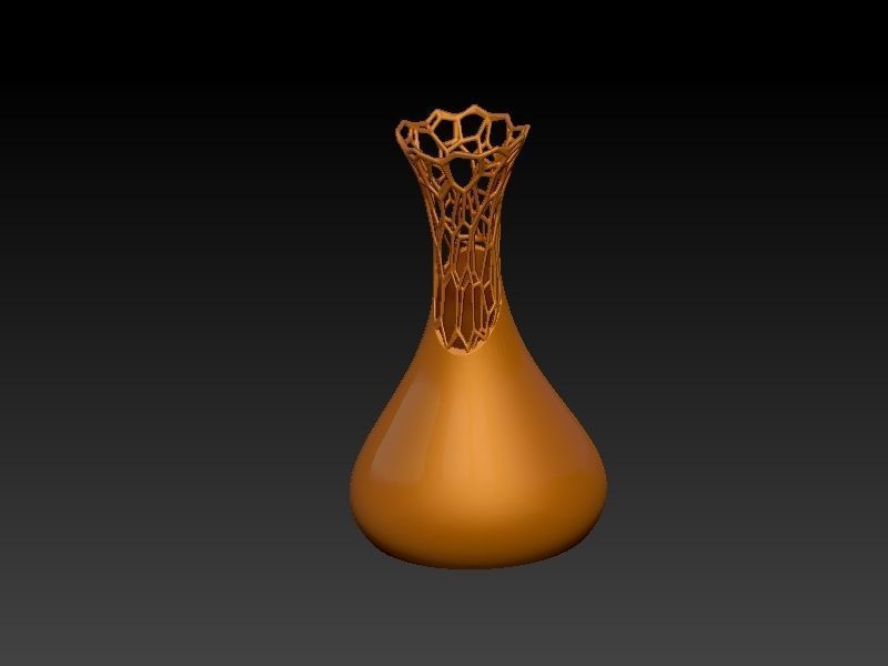 Voronoi Vase 3D model 3D printable | CGTrader