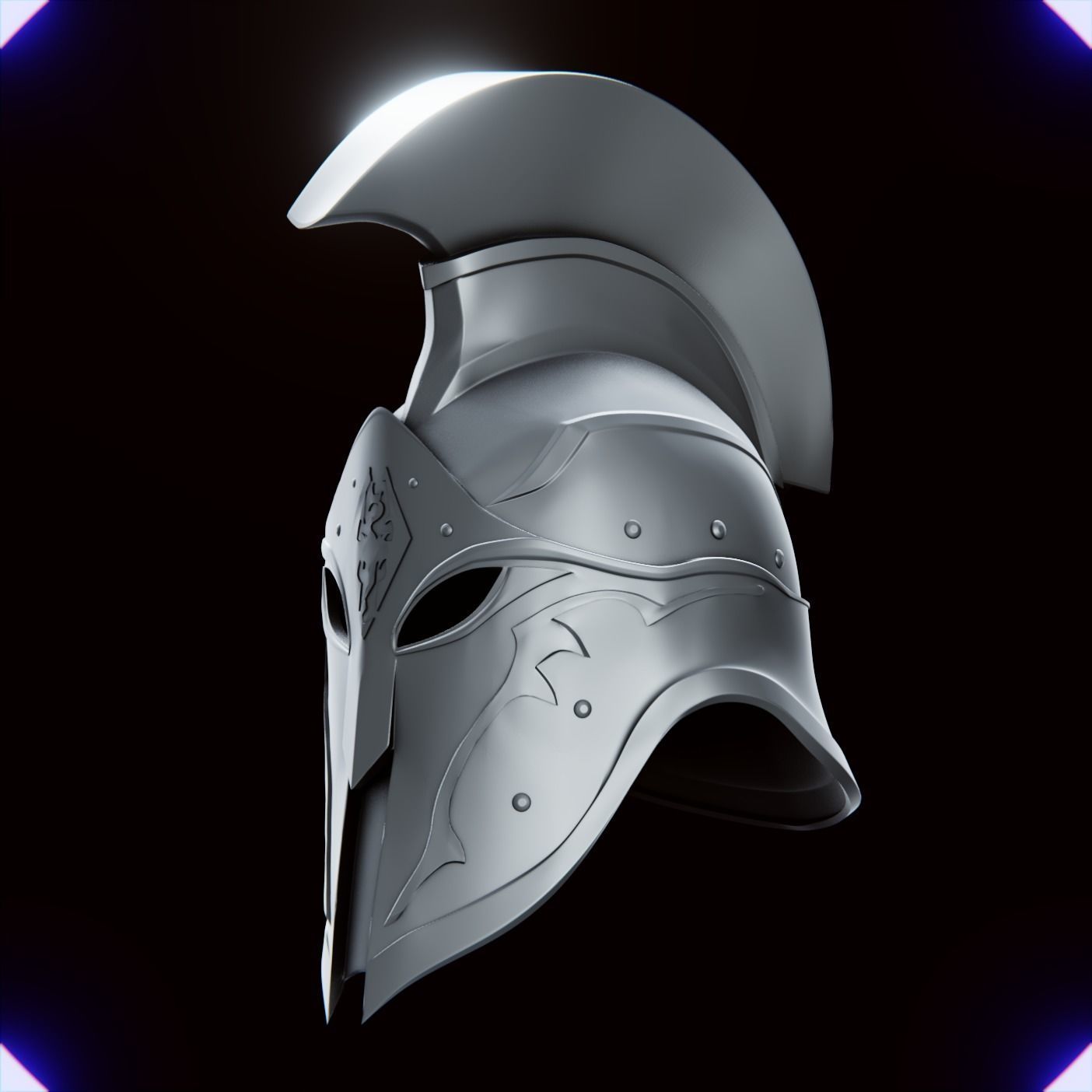 IMPERIAL HELMET SKYRIM 3D model 3D printable | CGTrader