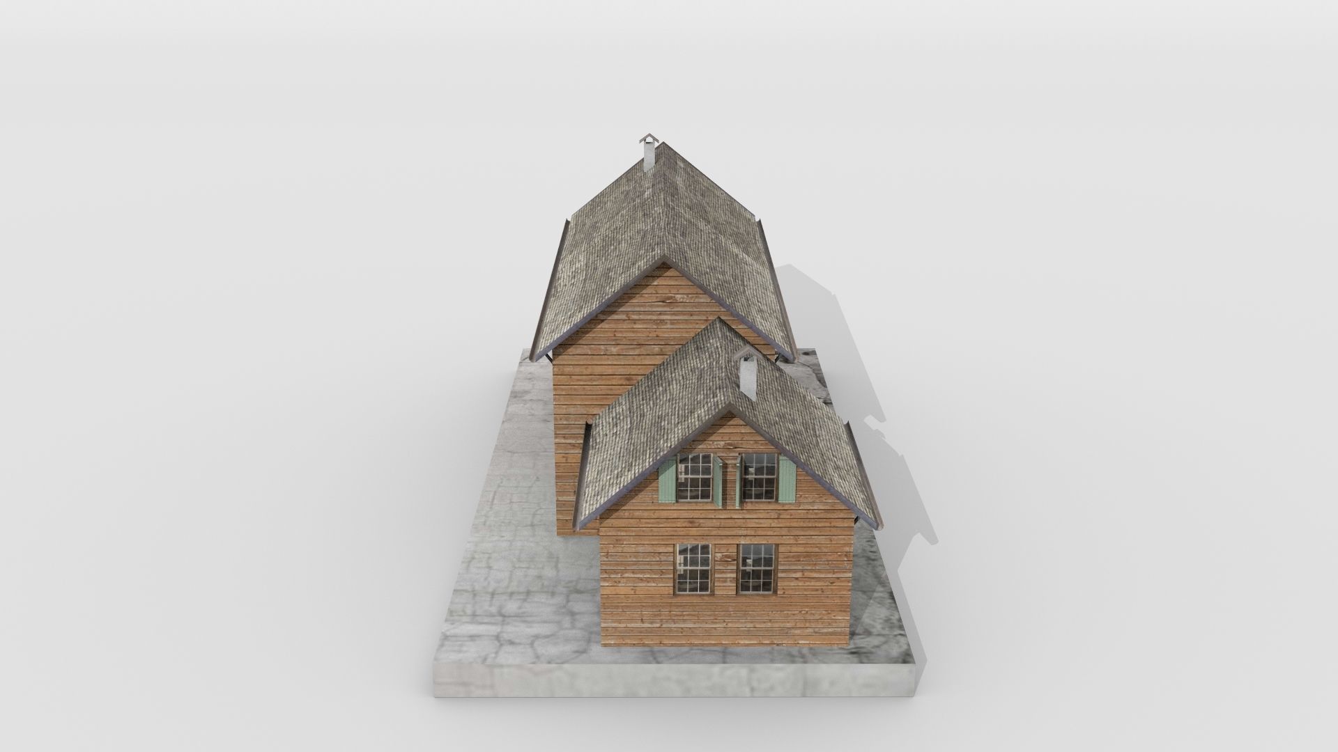 3D model Swiss rural railway station VR / AR / low-poly | CGTrader