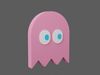 3D model Pacman Ghost Pinky VR / AR / low-poly | CGTrader