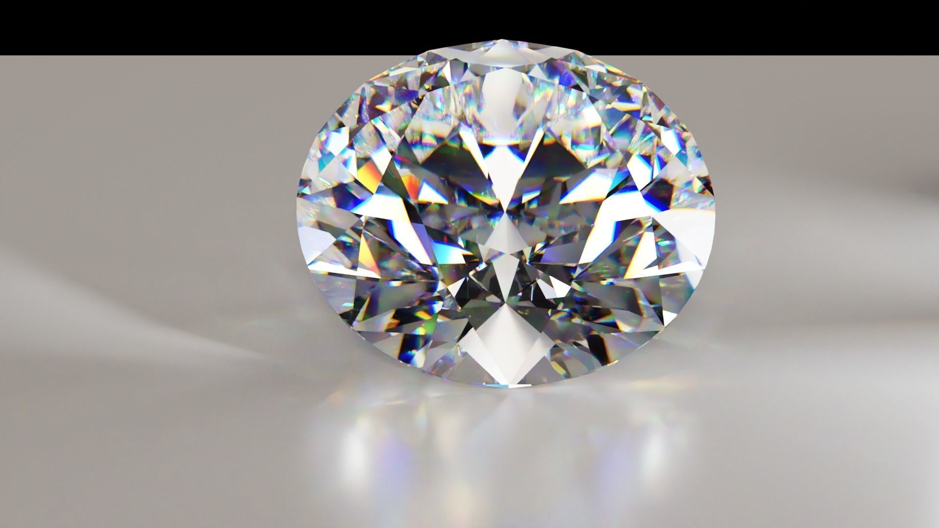 Blender Cycles dispersion shader scene - diamond rendering 3D model animated | CGTrader