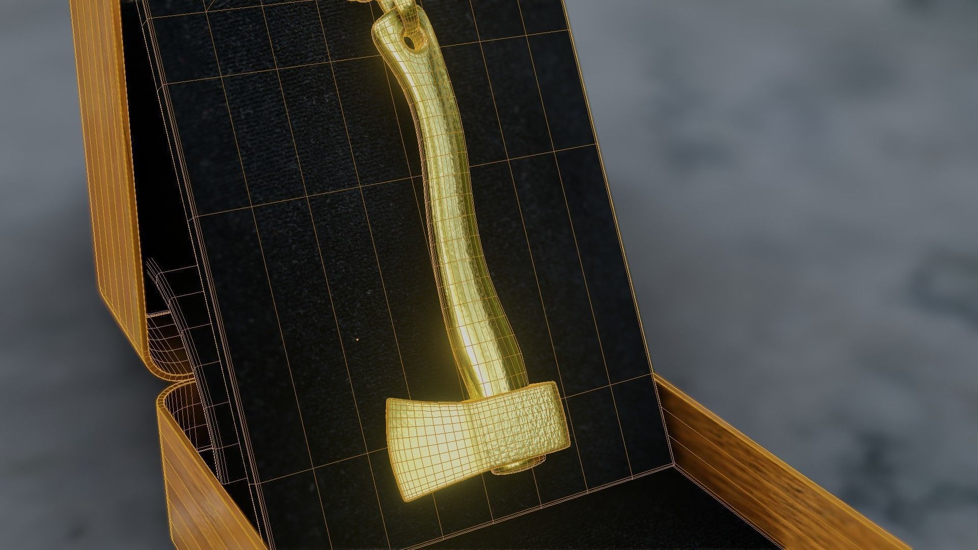3D model Hatchet Necklace Jewelry VR / AR / low-poly | CGTrader