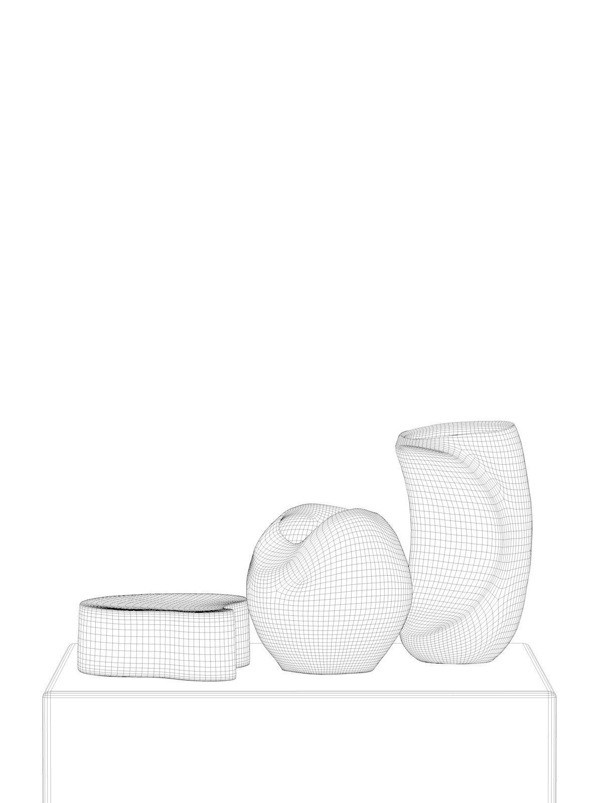 Sliced Vases 3D model | CGTrader