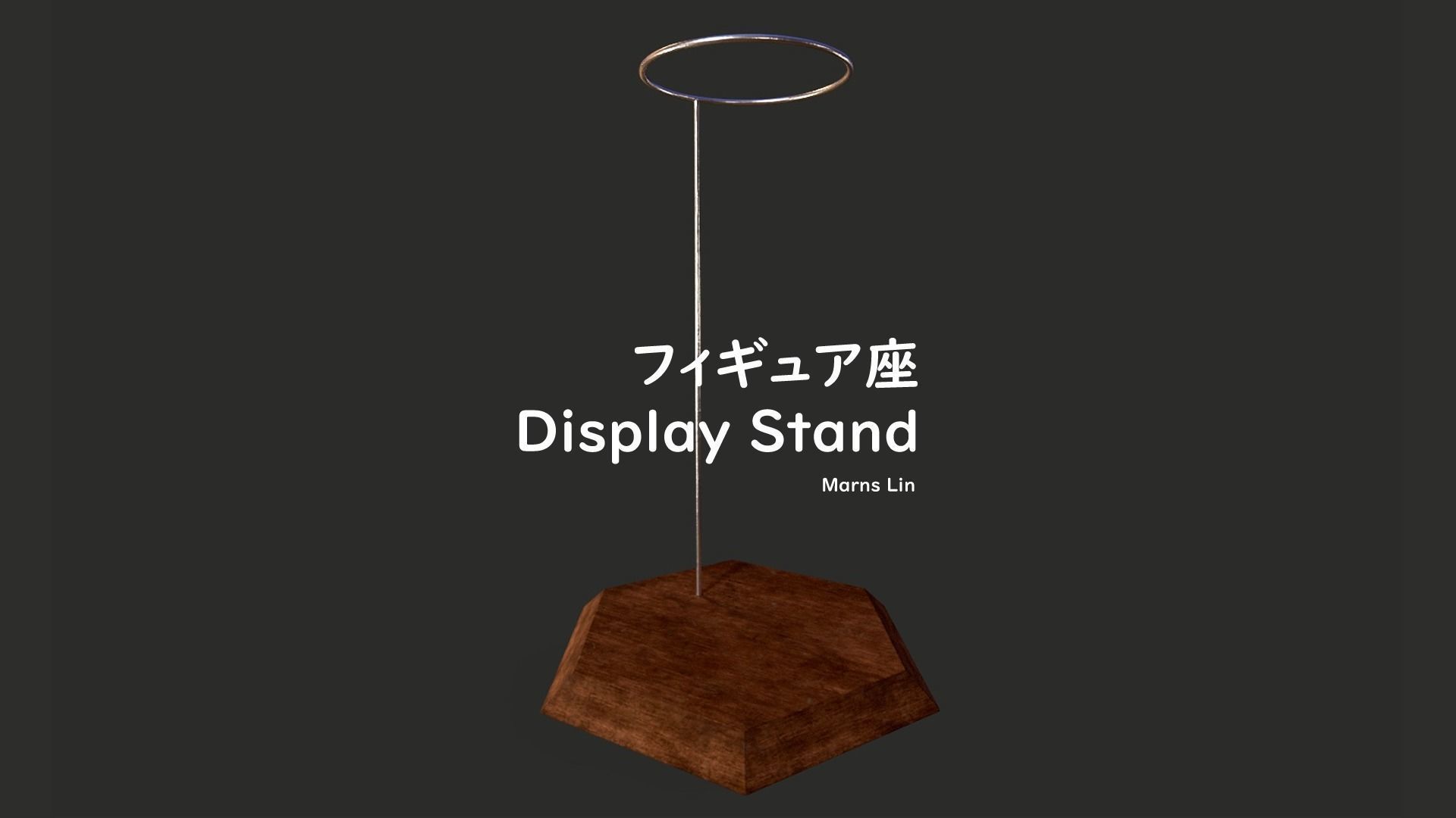 Display Stand free VR / AR / low-poly 3D model | CGTrader