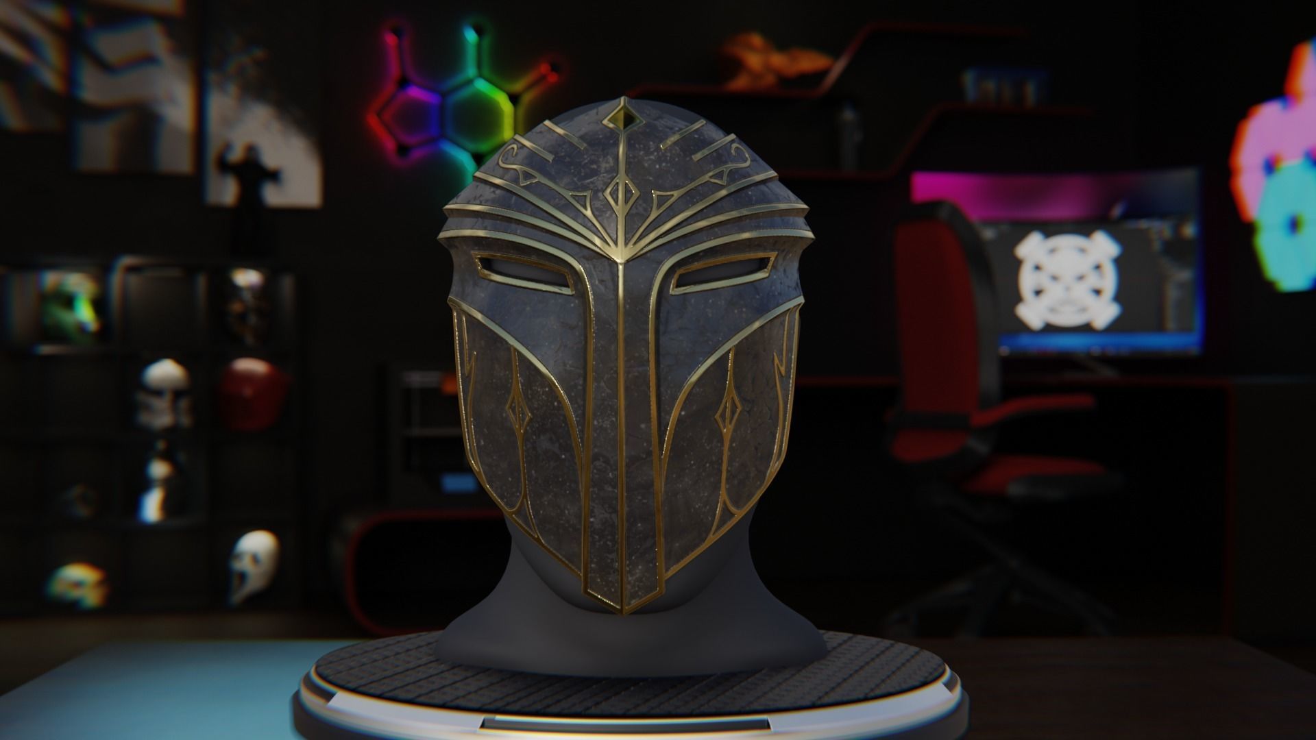 Legendary Mask 3D model 3D printable | CGTrader