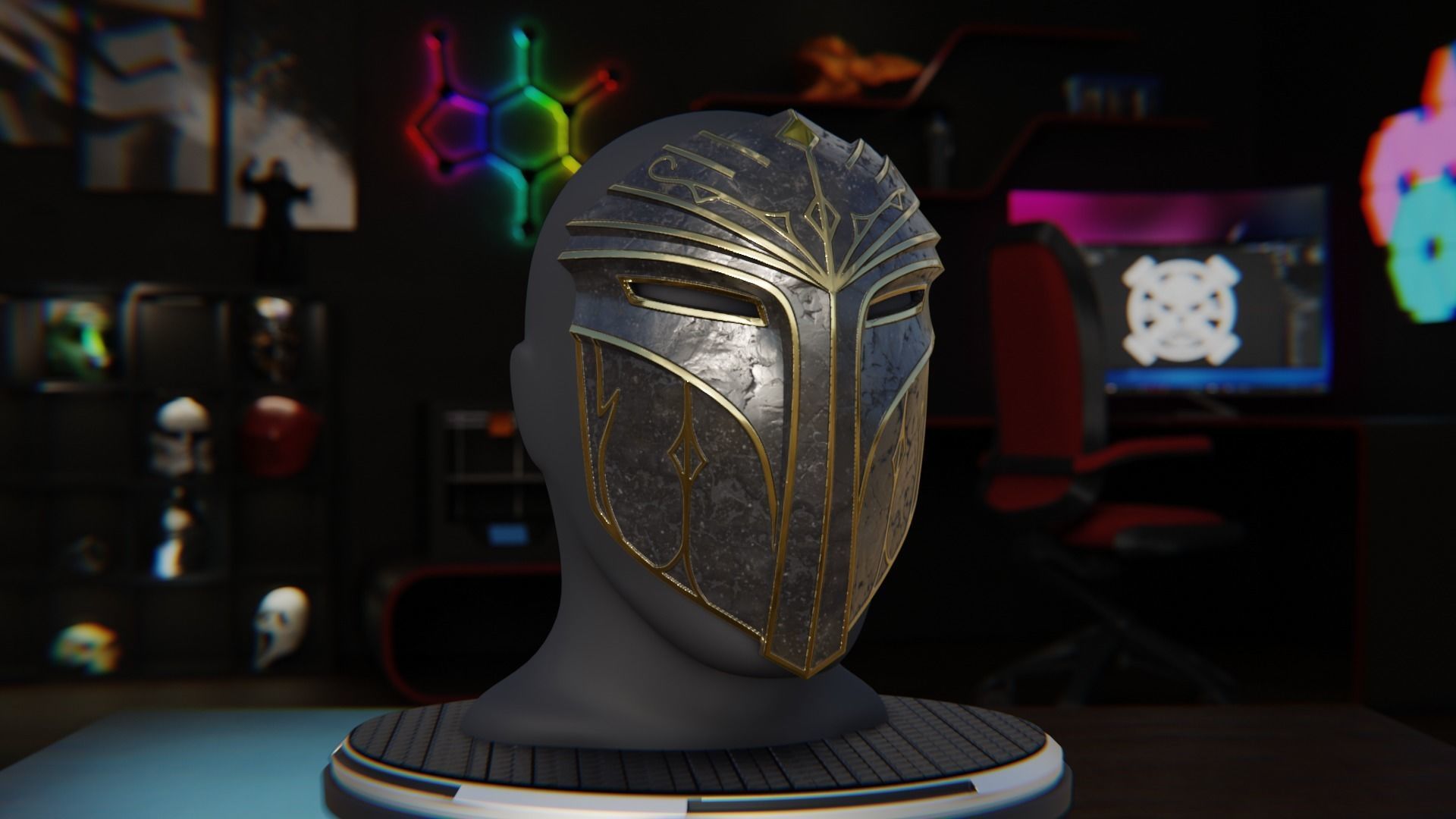 Legendary Mask 3D model 3D printable | CGTrader