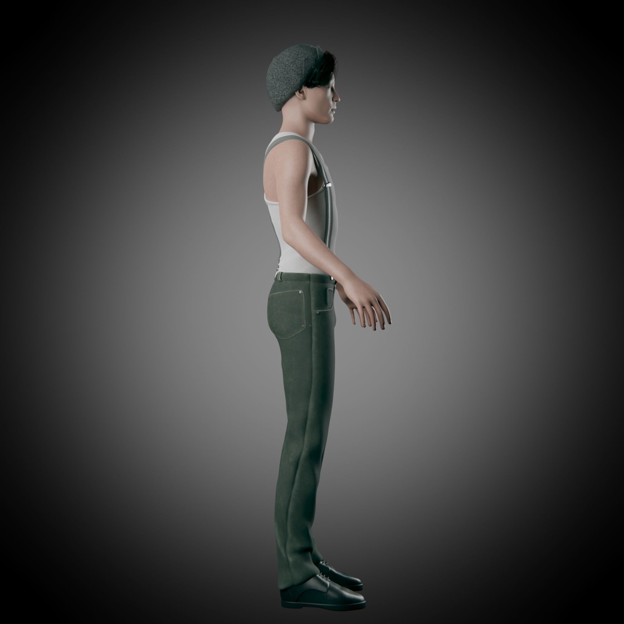 3D model Game Ready Low Poly Rigged Character Jughead VR / AR / low ...