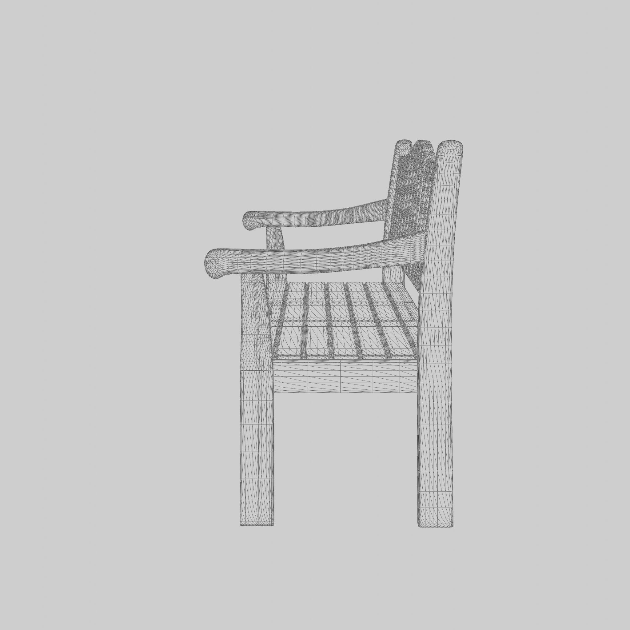 3D model Sara Bench 3D Model VR / AR / low-poly | CGTrader