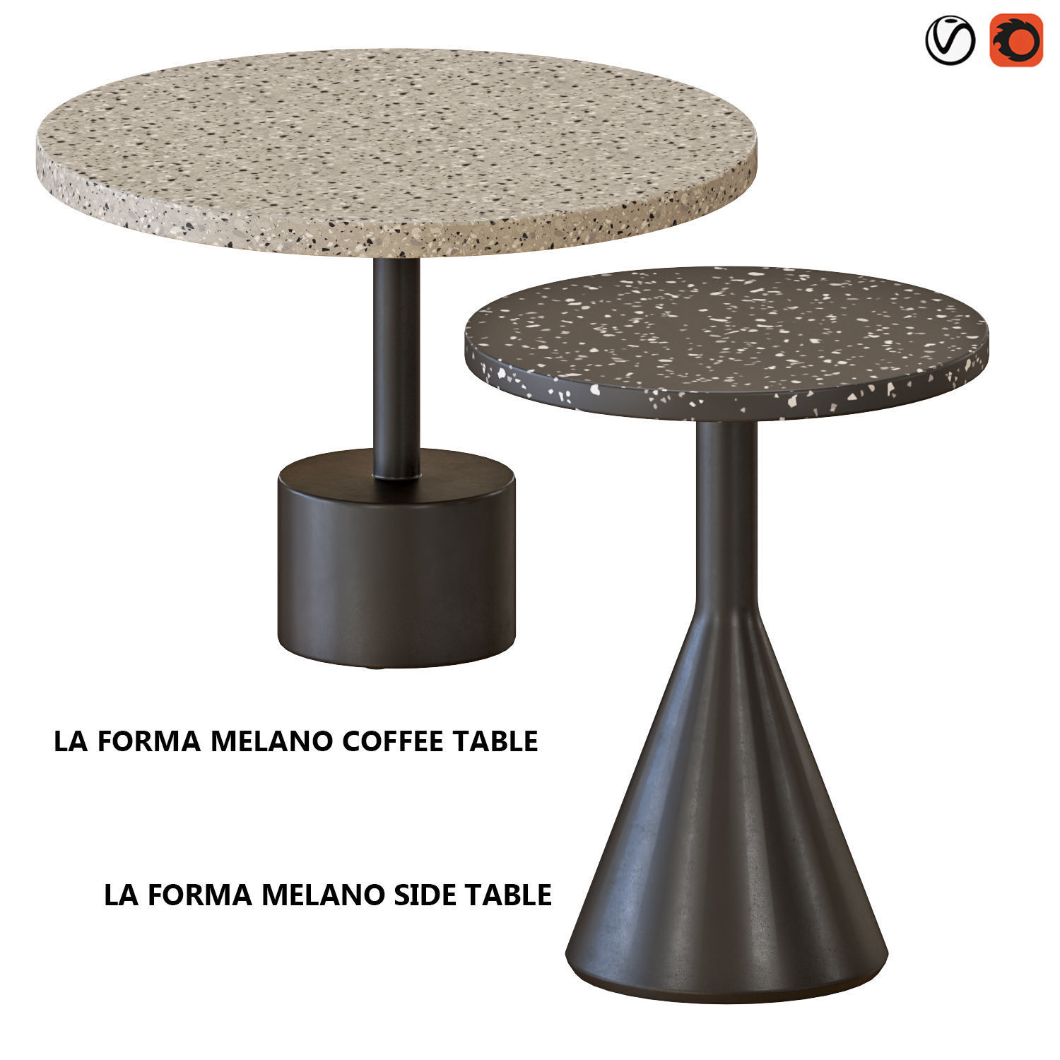 LA FORMA MELANO TABLE 3D model | CGTrader