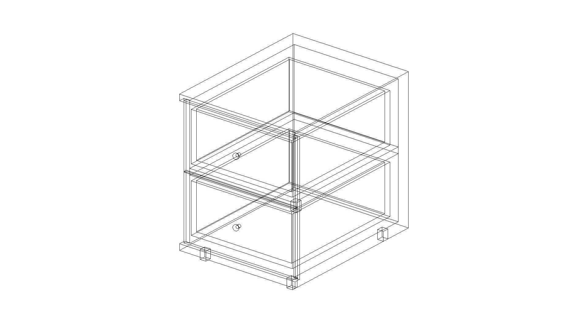 Bedside Table Night Stand 3d Model Cgtrader
